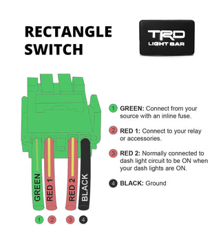 TRD Light Bar Dash Switch – Rave Off Road