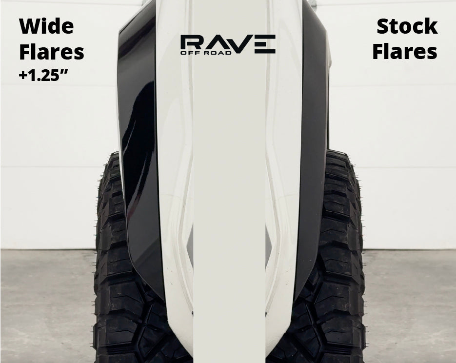 OEM Wide Fender Flares + Viper Cut Bumper Kit for 2024+ Tacoma – Rave ...