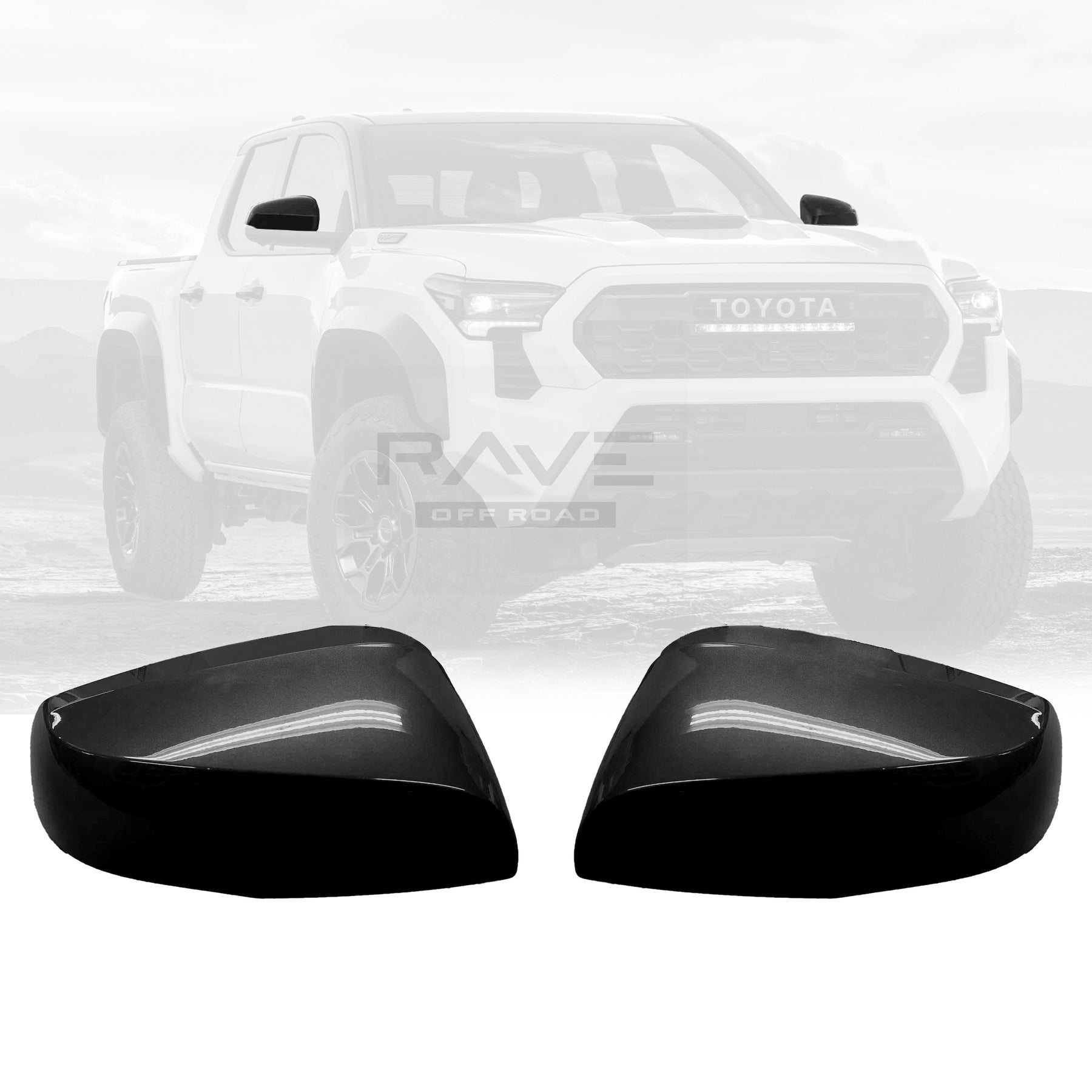 OEM Paint Matched Mirror Caps for 2024+ Tacoma